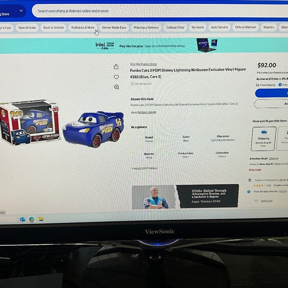 Pixar | Toys | Lightning Mcqueen Vinyl Figure Disney Pixar Cars | Poshmark